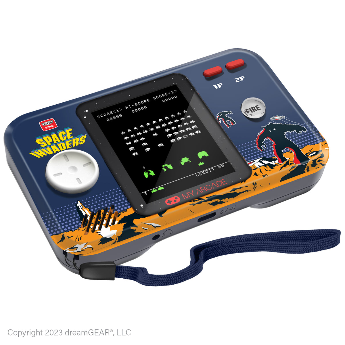 POCKET PLAYER PRO SPACE INVADERS PORTABLE GAMING SYSTEM – More Life